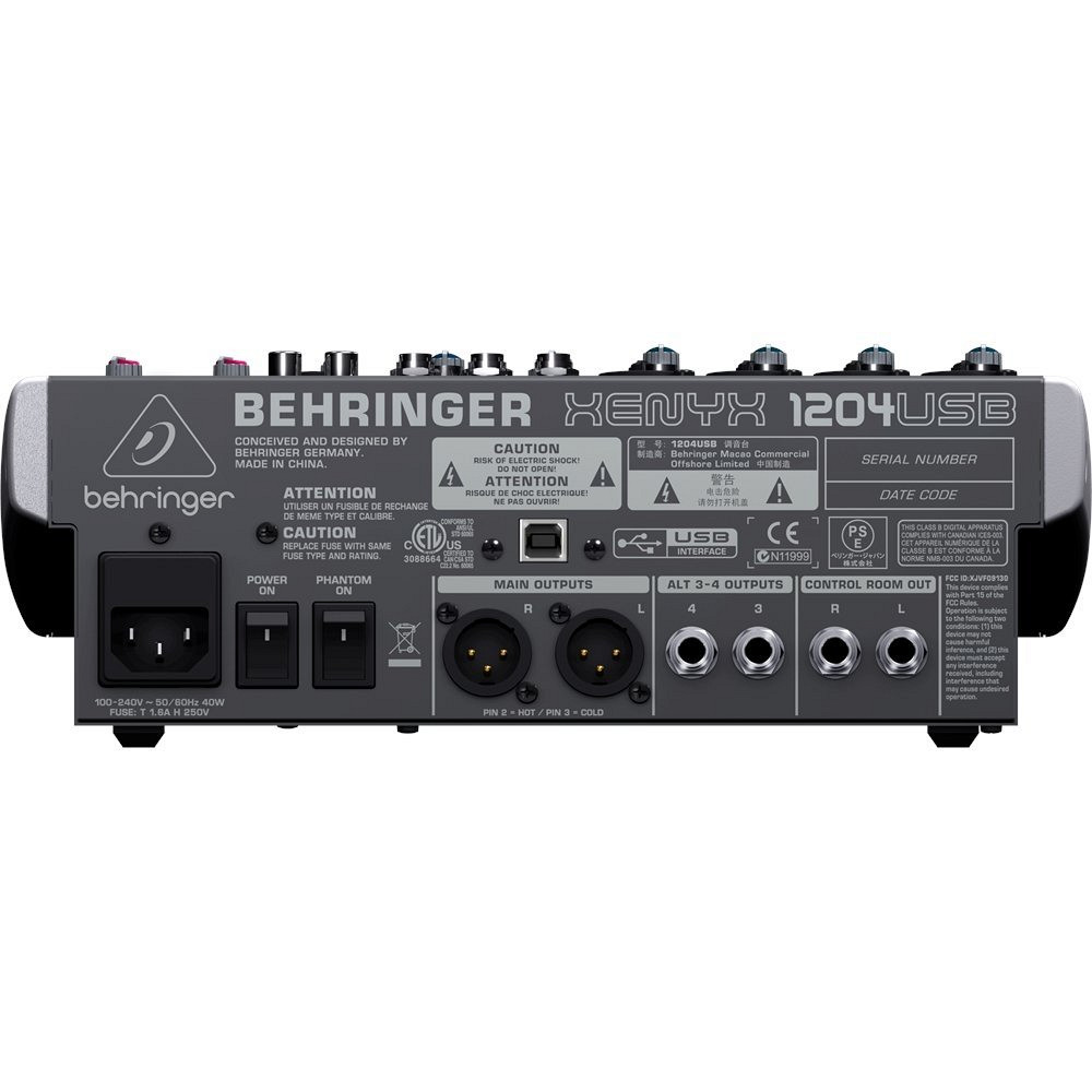 XENYX 1204 - Behringer Mixer - Products - ONAIR