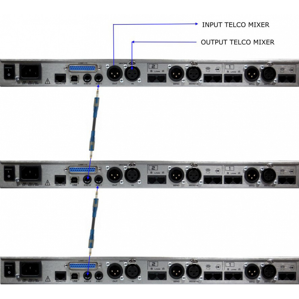 HYB-02 - 2 ChannelsTelephone Hybrid - Products - ONAIR