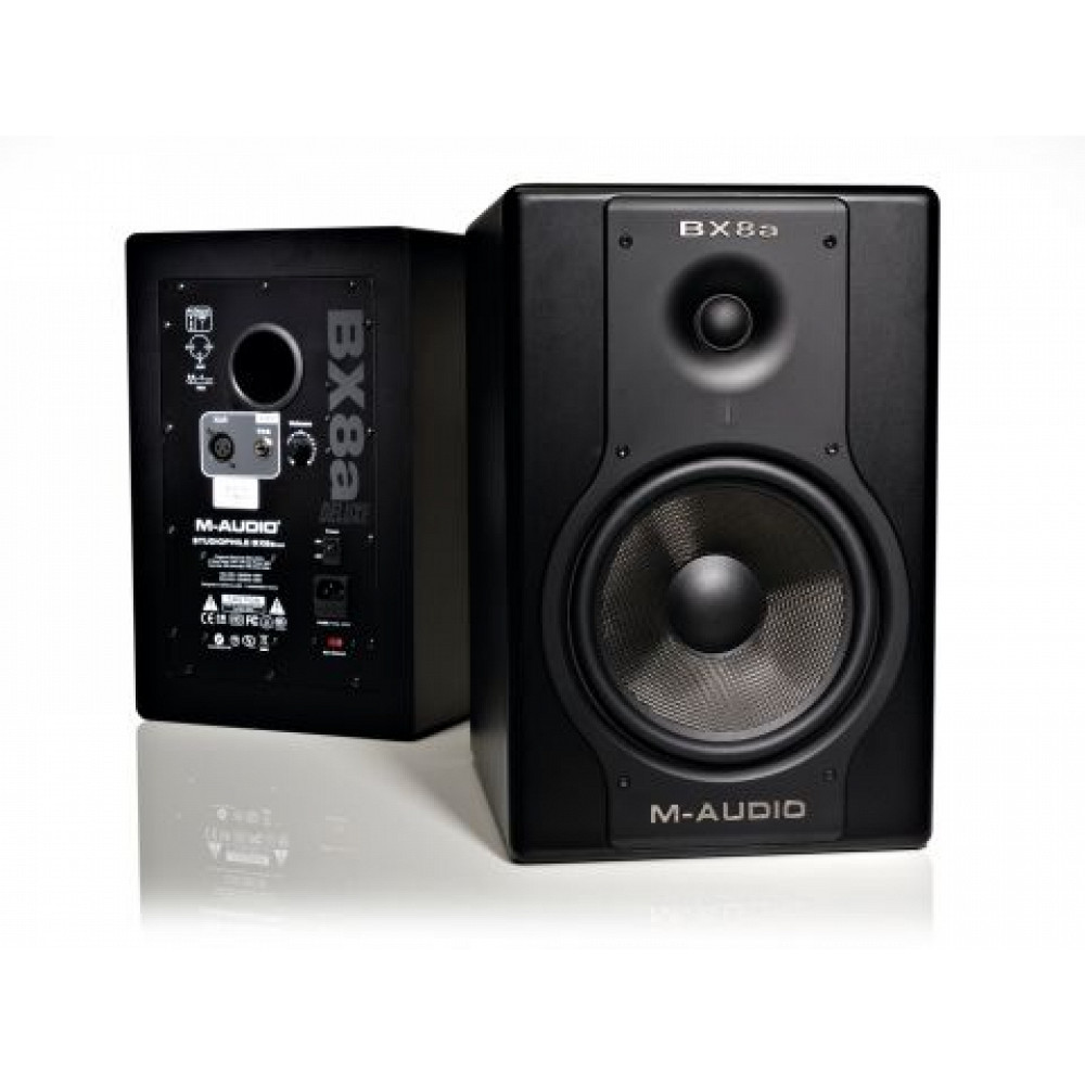 BX8a - M-Audio Deluxe 130 Watt Bi-amplified Studio Reference Monitors ...