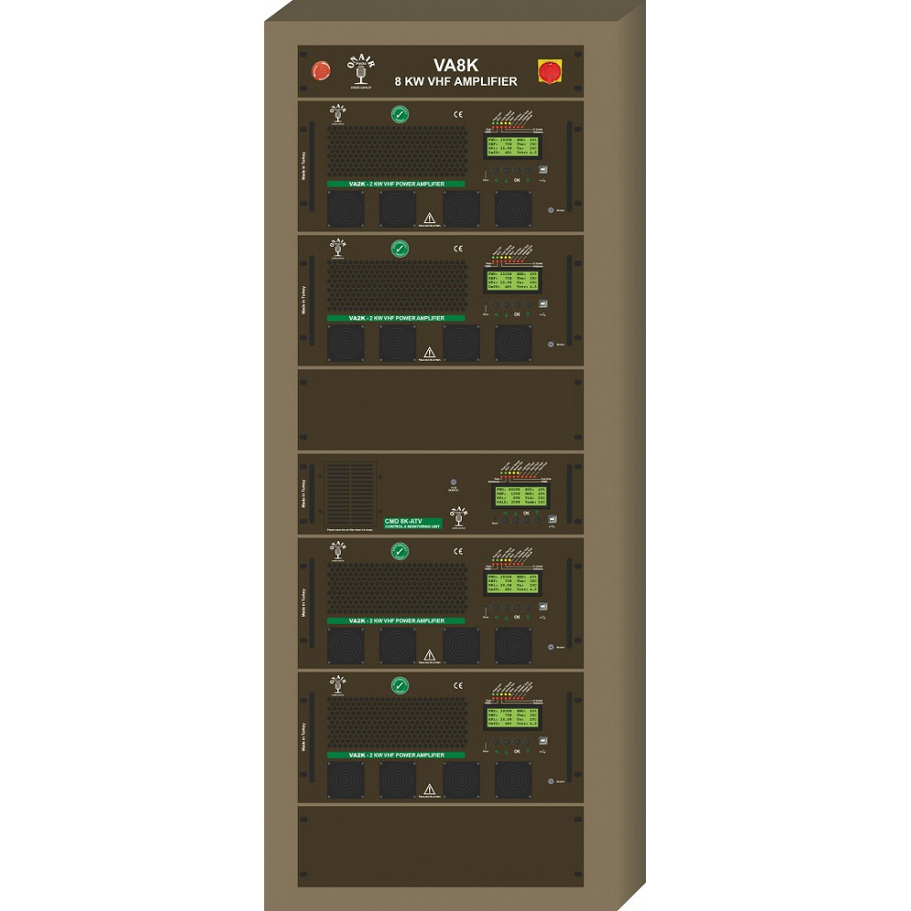 VA8K - 8 KW DVB-T VHF AMPLIFIER - Products - ONAIR