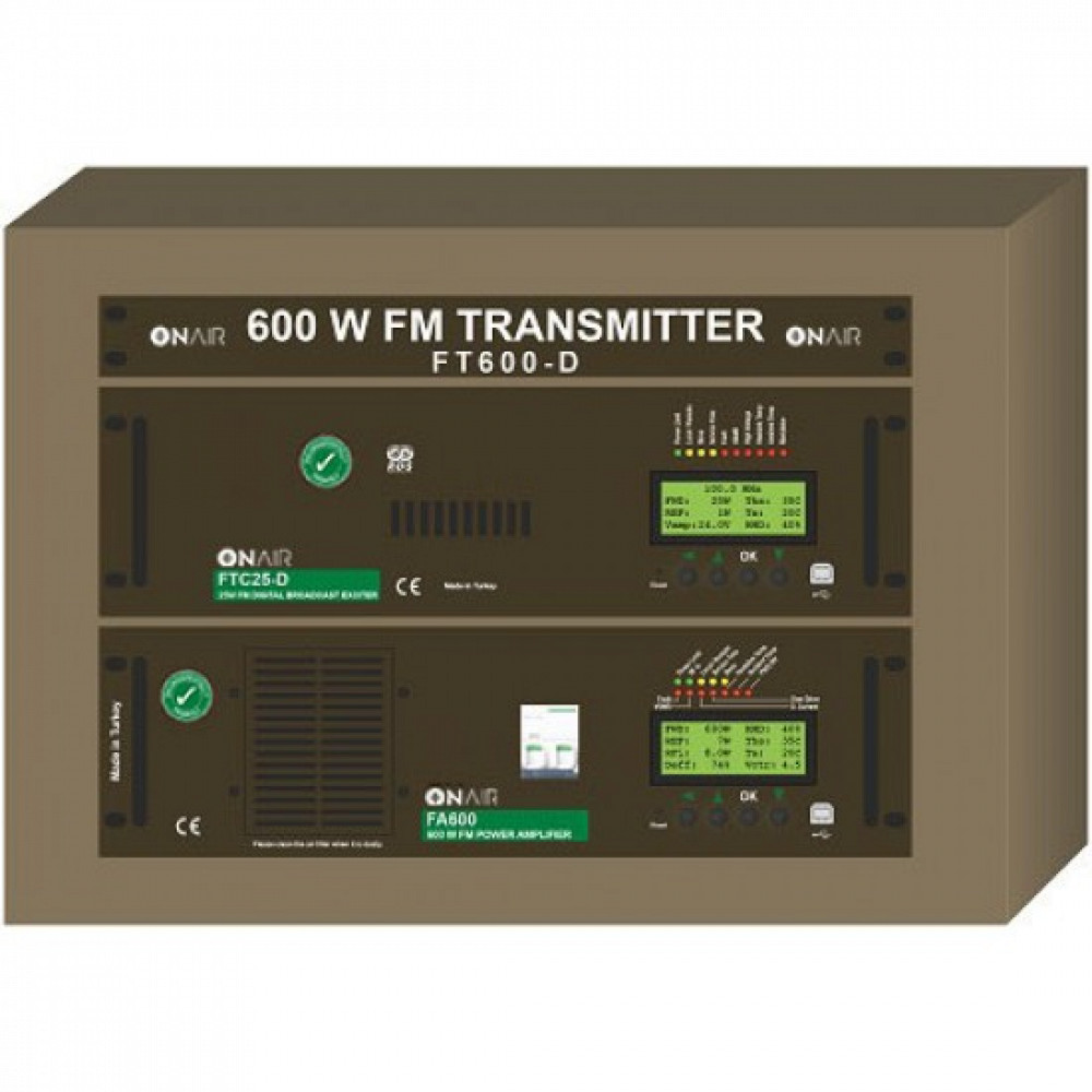 FT600-D - 600 W FM Digital Transmitter - Products - ONAIR